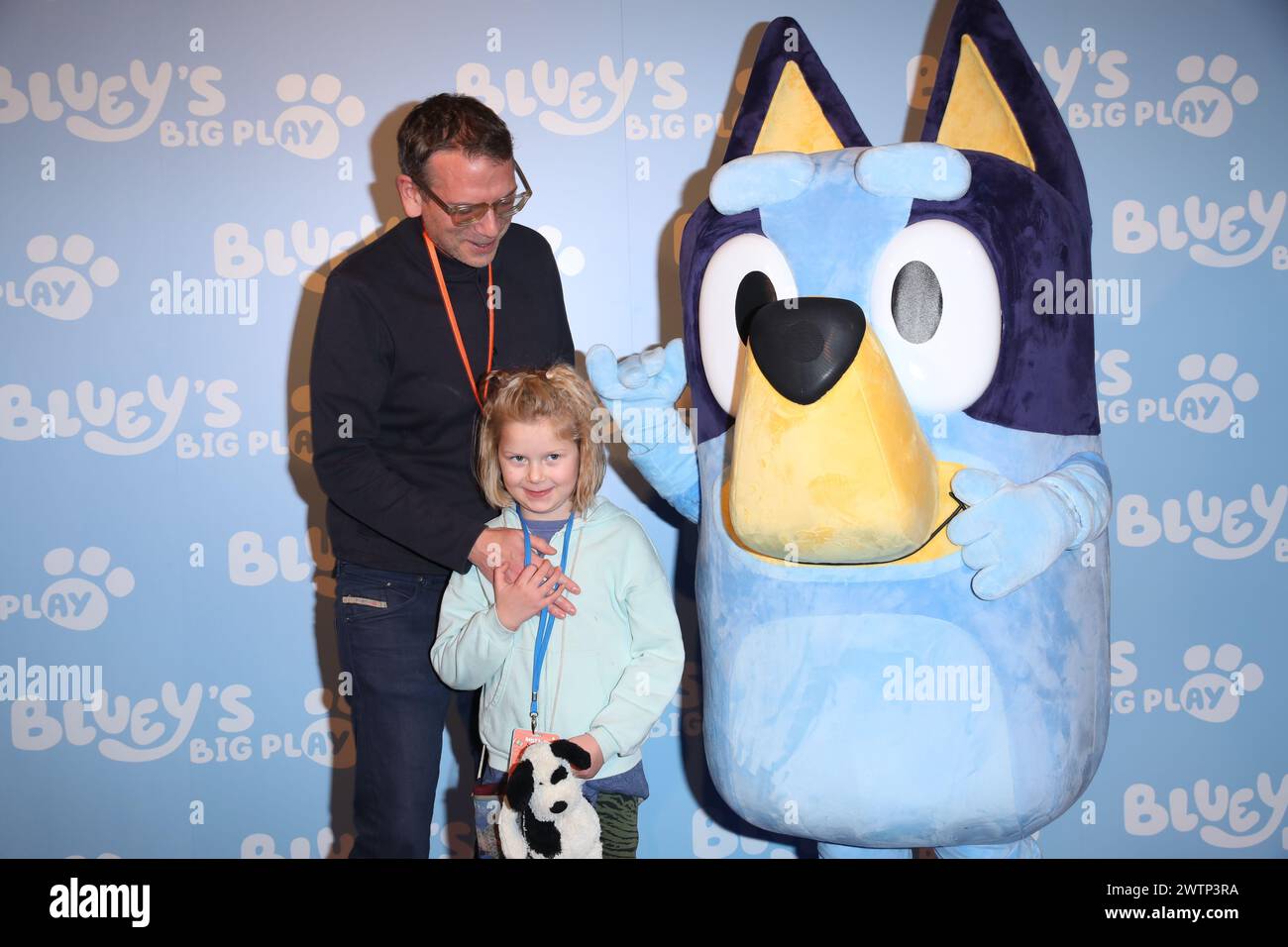 Guest attends the UK premiere of Bluey's Big Play at Southbank Centre’s ...