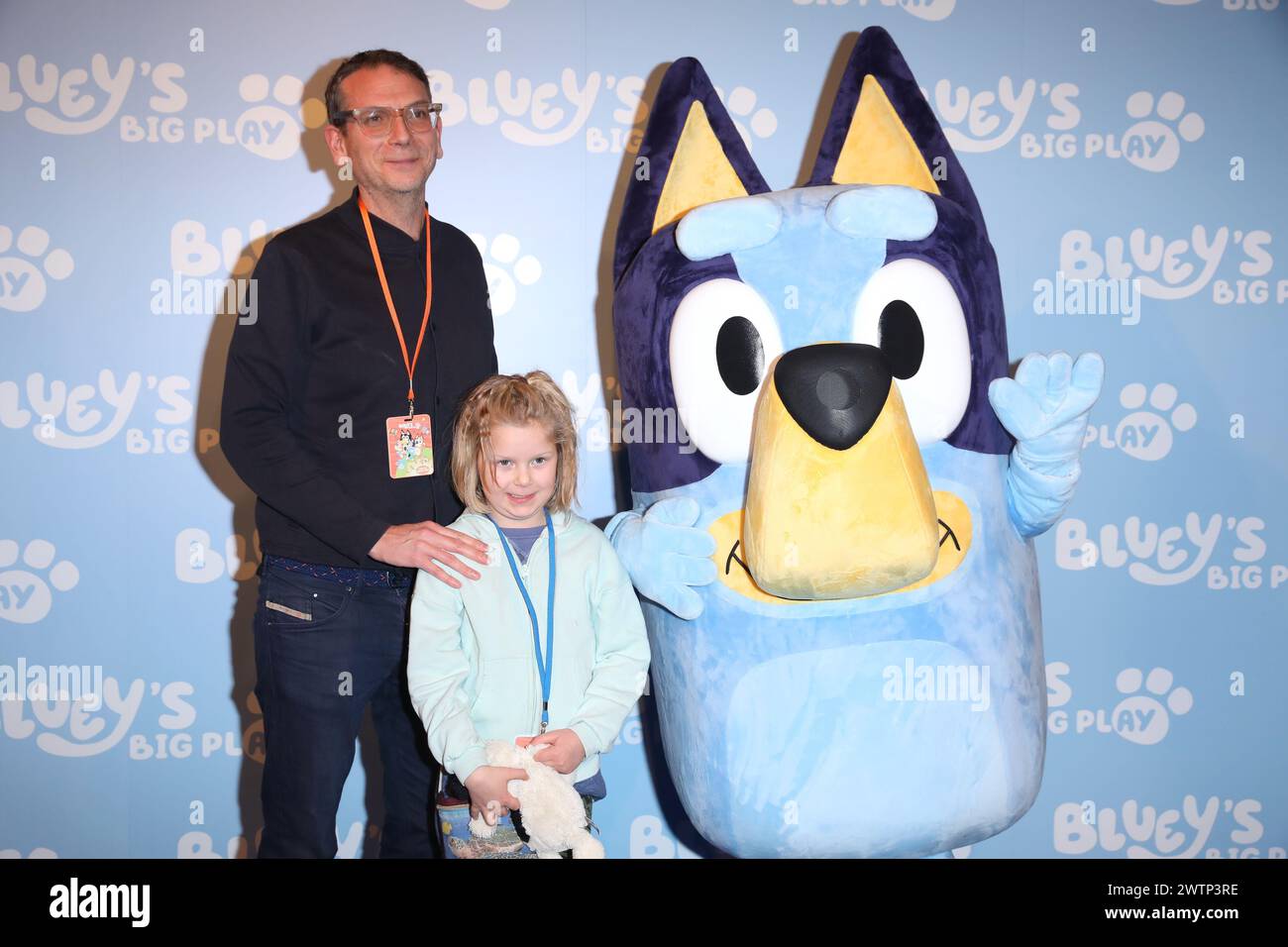 Guest attends the UK premiere of Bluey's Big Play at Southbank Centre’s ...