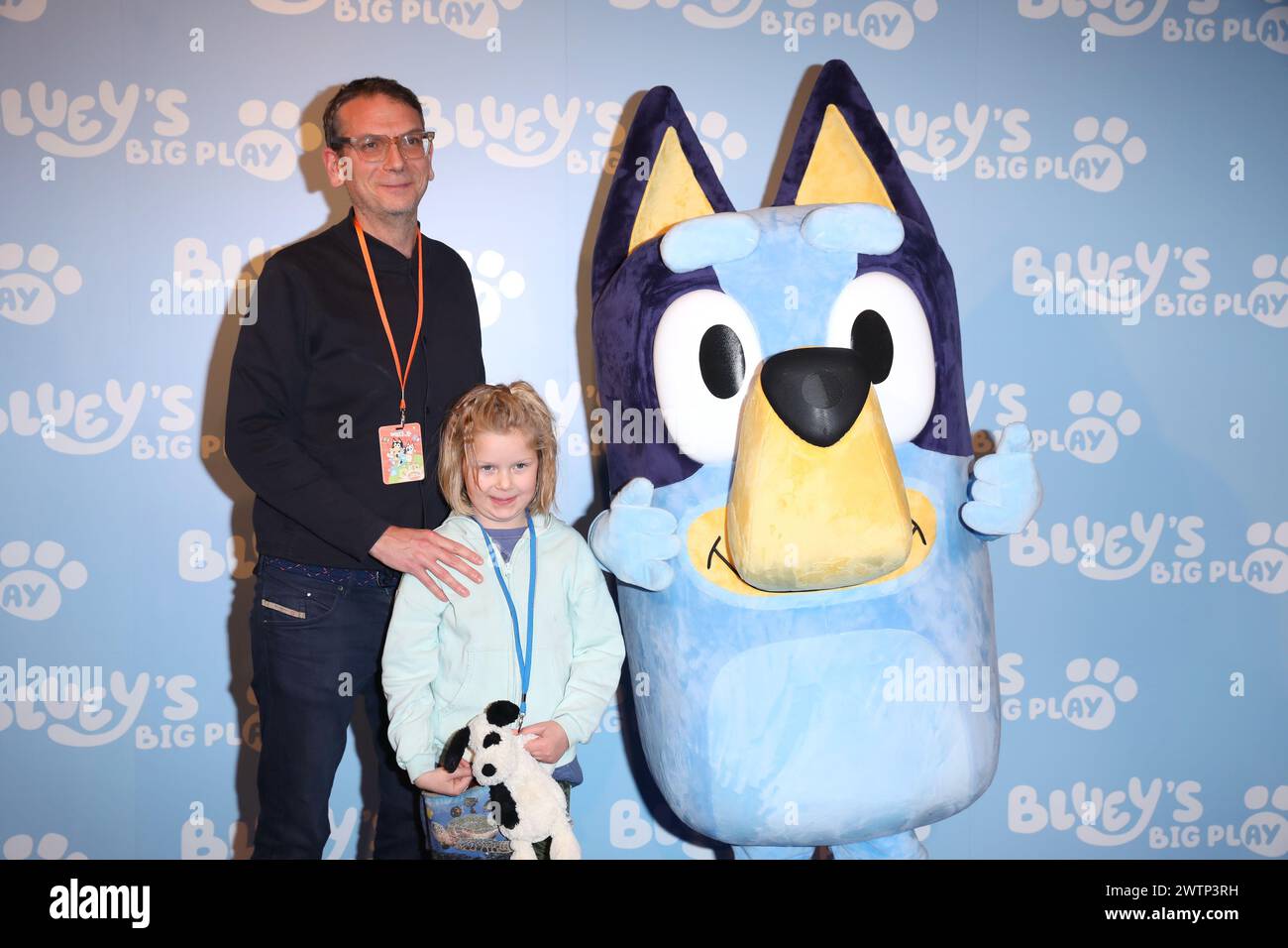 Guest attends the UK premiere of Bluey's Big Play at Southbank Centre’s ...