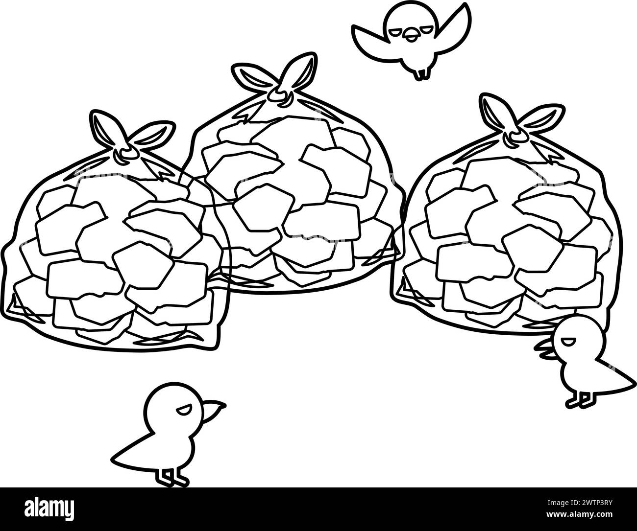 Garbage dump.Vector illustration that is easy to edit Stock Vector ...