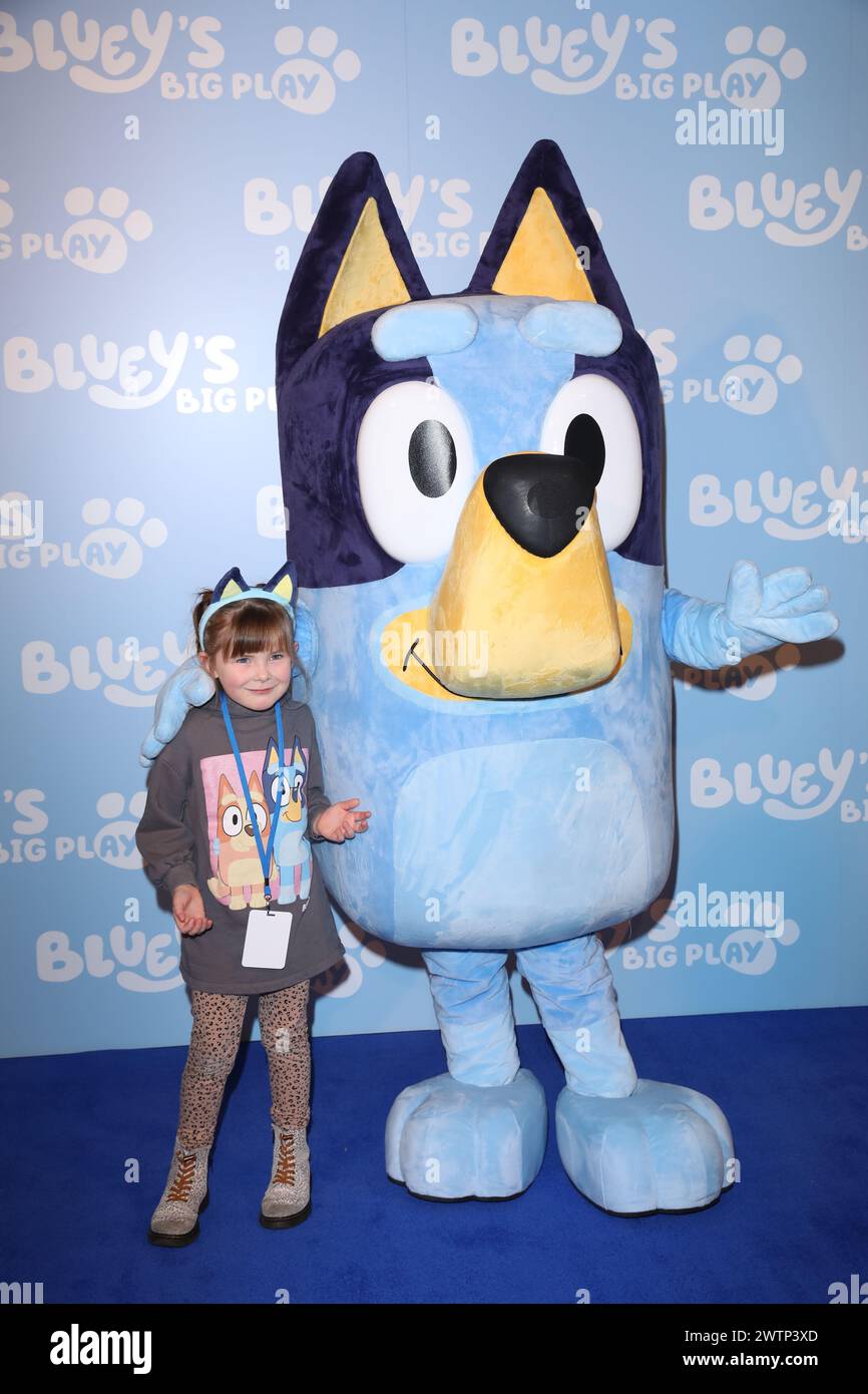 Guests attend the UK premiere of Bluey's Big Play at Southbank Centre’s ...