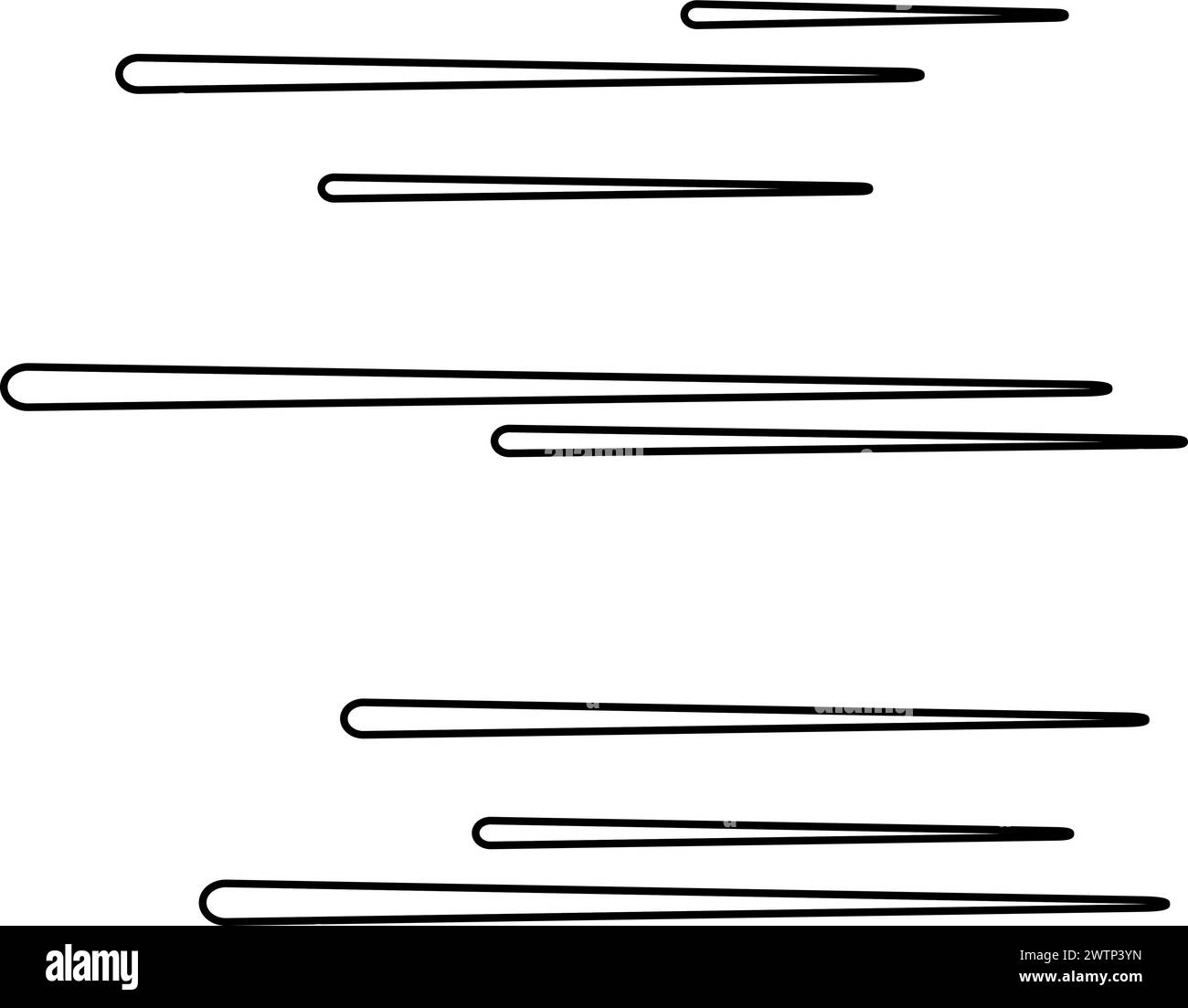 Speed effect line sideways.Vector illustration that is easy to edit ...