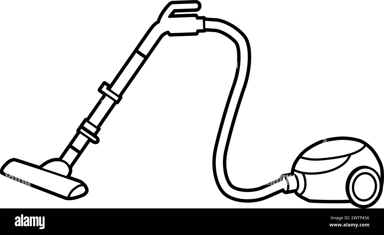 Vacuum cleaner.Vector illustration that is easy to edit Stock Vector ...