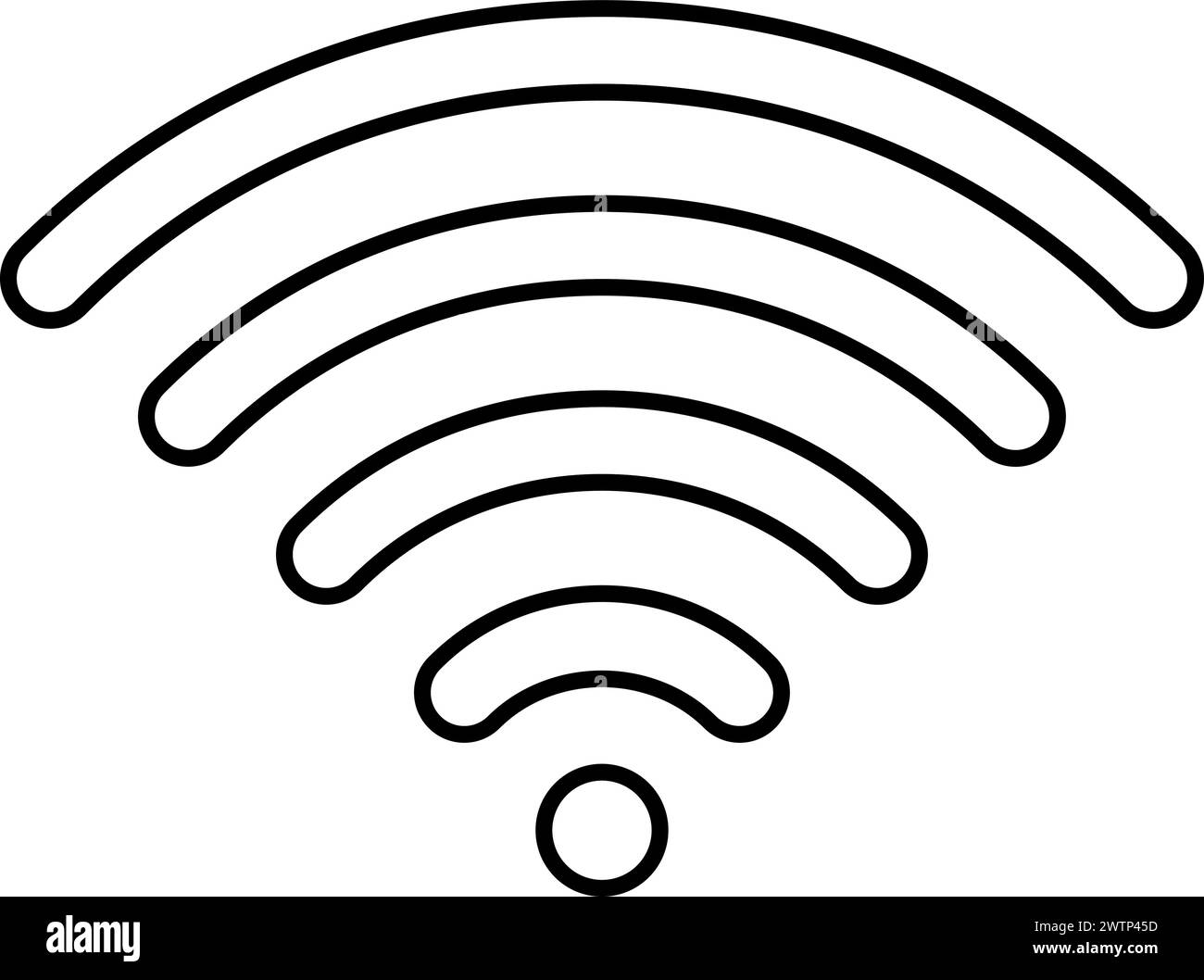 Wi-Fi mark. Vector illustration that is easy to edit Stock Vector Image ...