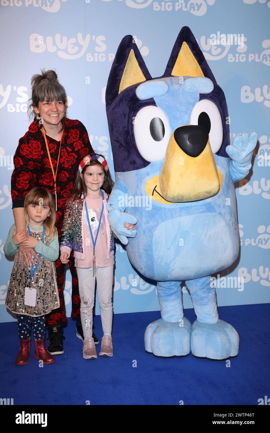 Guests attend the UK premiere of Bluey's Big Play at Southbank Centre’s ...