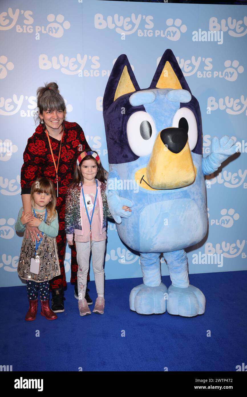 Guests attend the UK premiere of Bluey's Big Play at Southbank Centre’s ...
