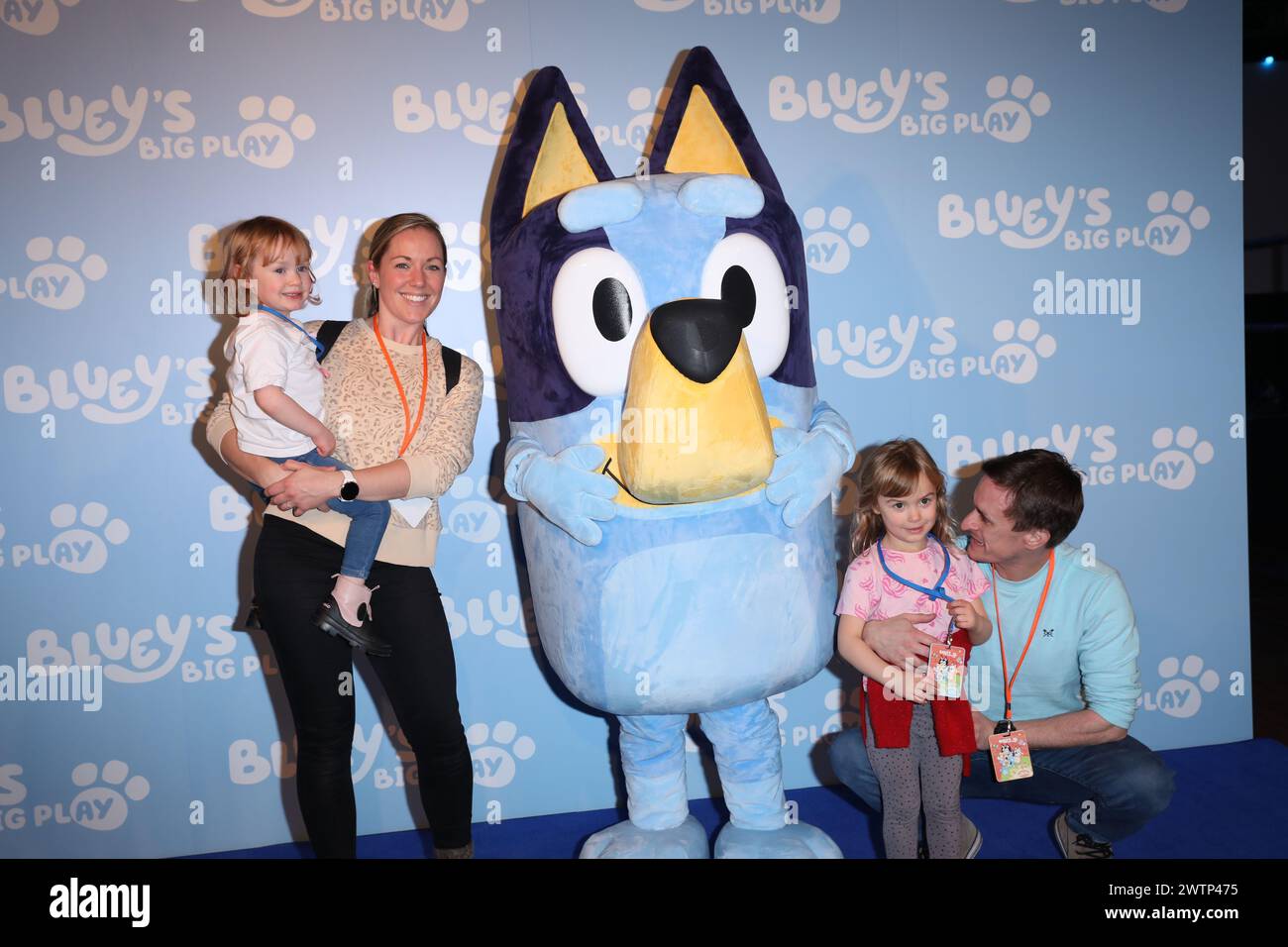 Guests attend the UK premiere of Bluey's Big Play at Southbank Centre’s ...
