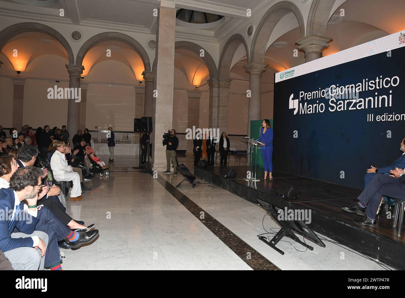 Rome, Italy. 18th Mar, 2024. Rome, Guglielmo Marconi University ...
