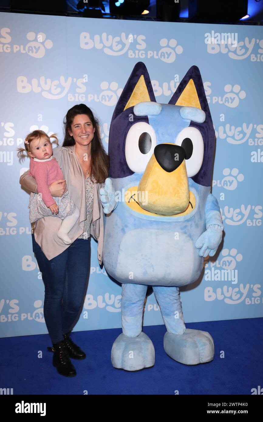 Kelly Convey attends the UK premiere of Bluey's Big Play at Southbank ...