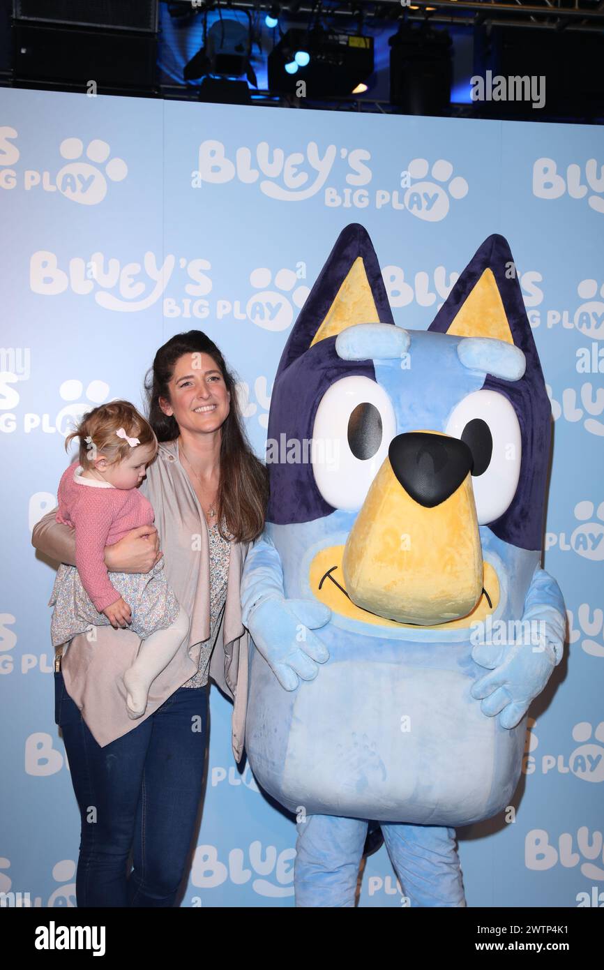 Kelly Convey attends the UK premiere of Bluey's Big Play at Southbank ...