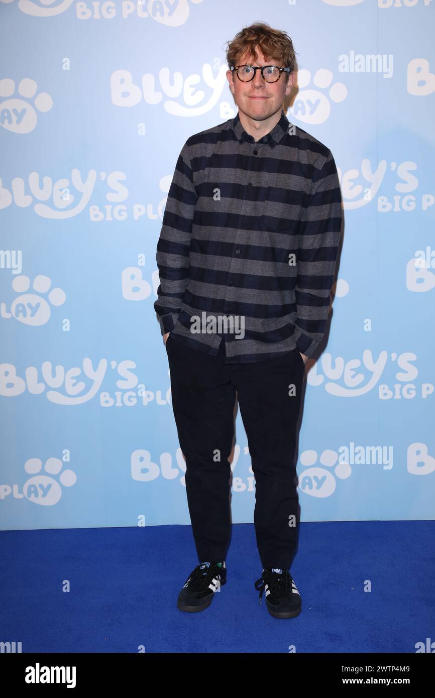 Josh Widdicombe attends the UK premiere of Bluey's Big Play at ...
