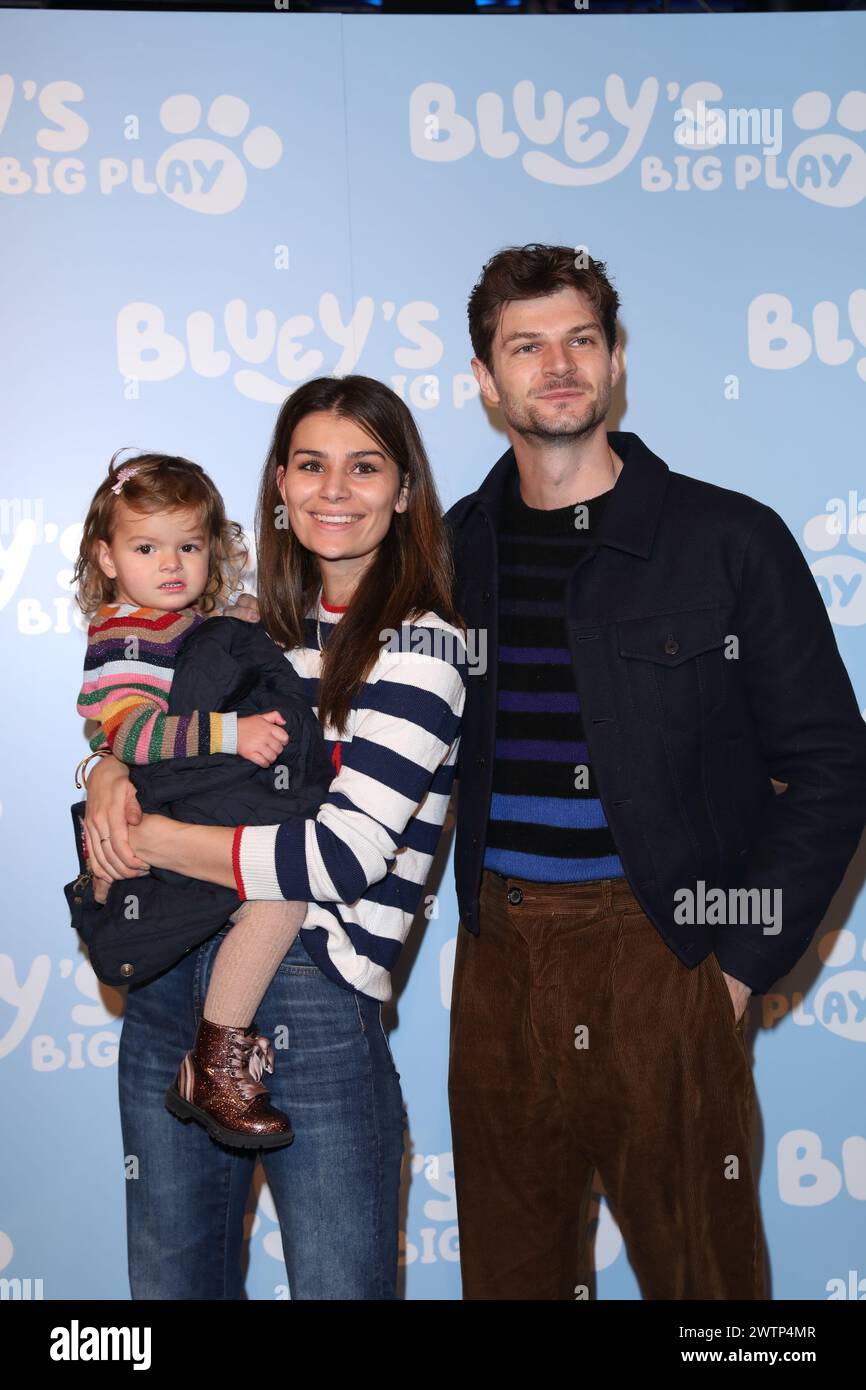 Sarah Tarleton and Jim Chapman attend the UK premiere of Bluey's Big ...