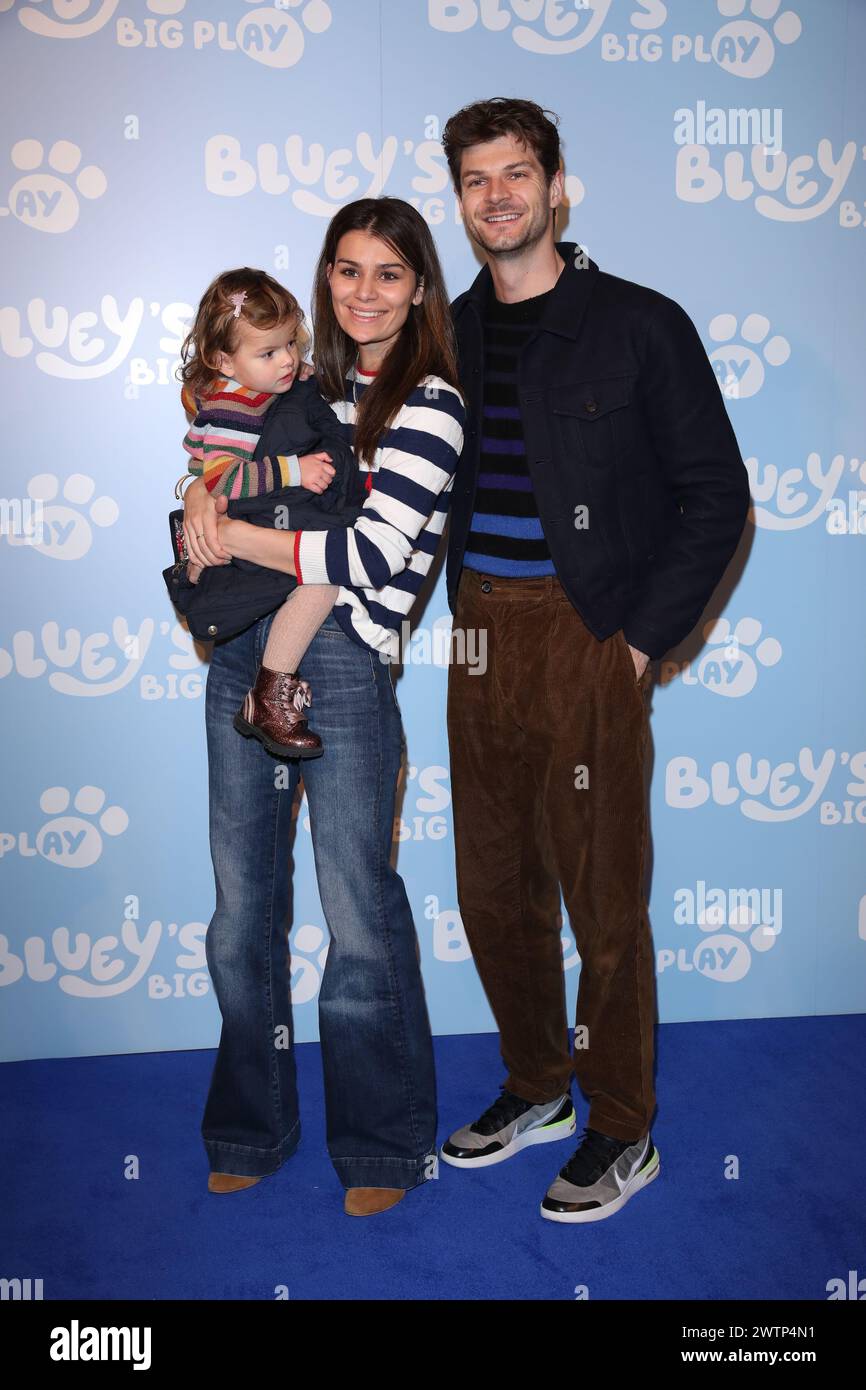 Sarah Tarleton and Jim Chapman attend the UK premiere of Bluey's Big ...