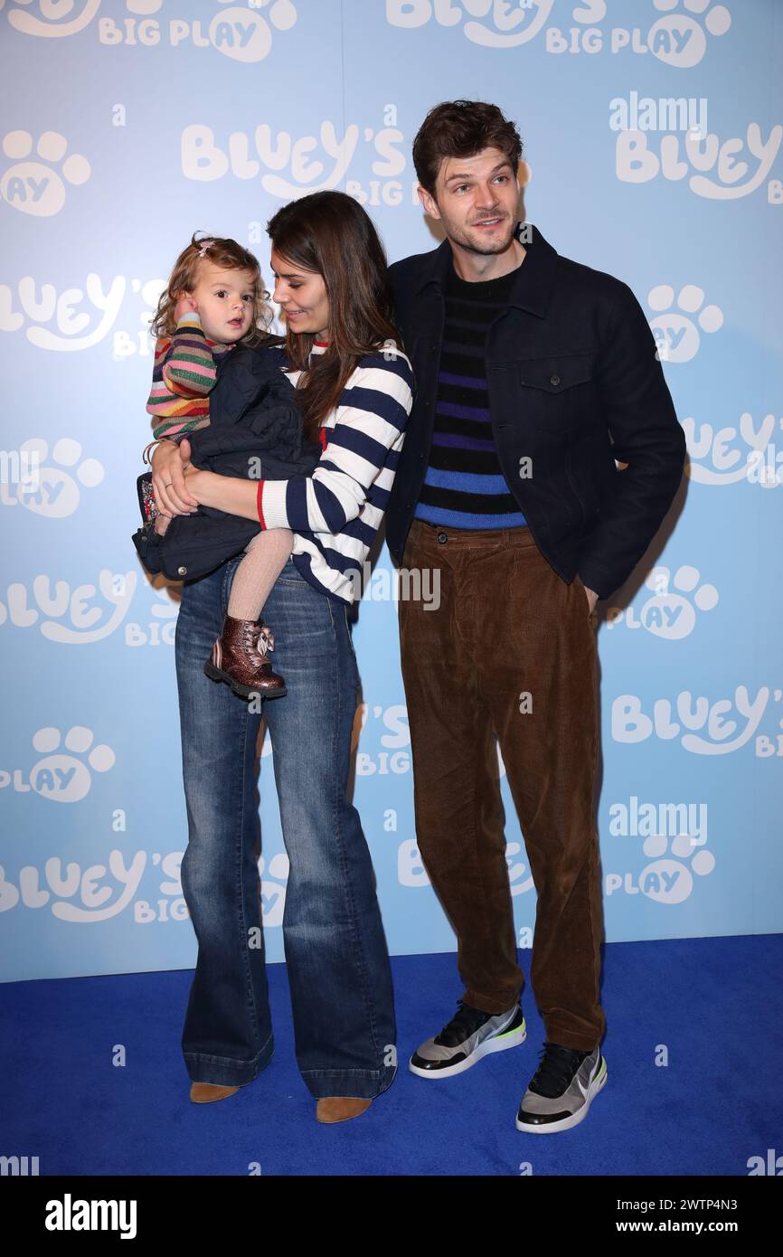 Sarah Tarleton and Jim Chapman attend the UK premiere of Bluey's Big ...