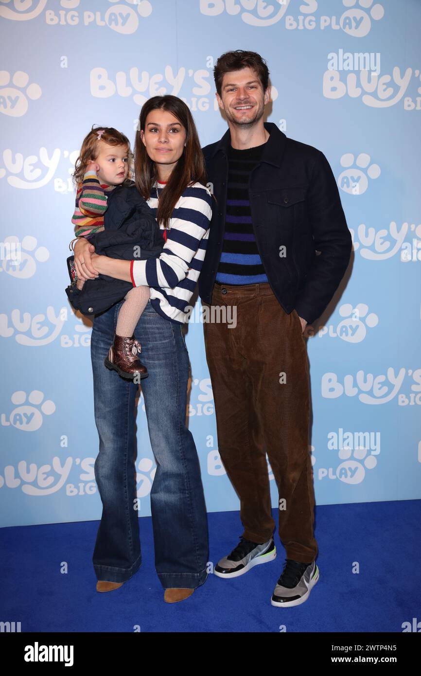 Sarah Tarleton and Jim Chapman attend the UK premiere of Bluey's Big ...