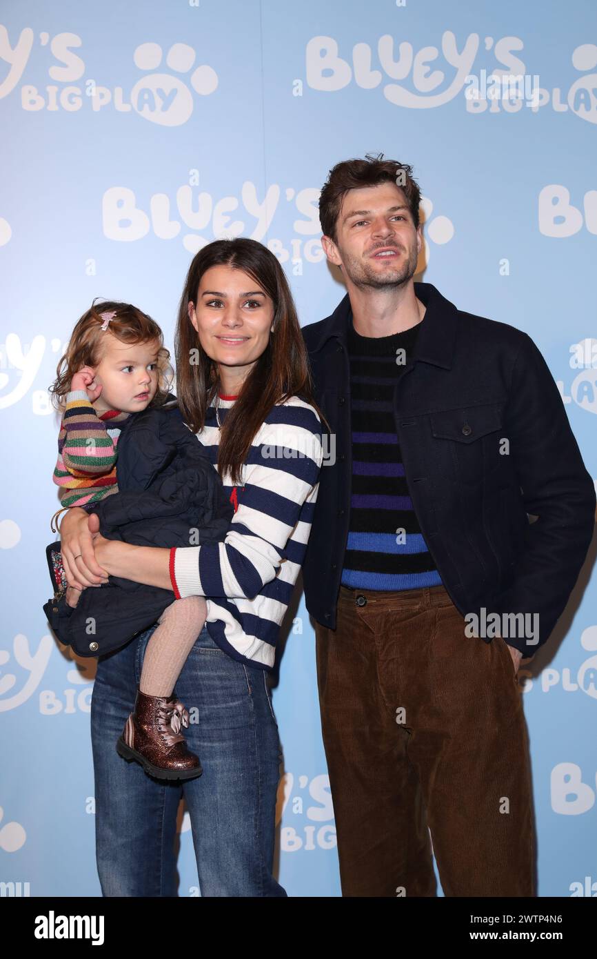 Sarah Tarleton and Jim Chapman attend the UK premiere of Bluey's Big ...