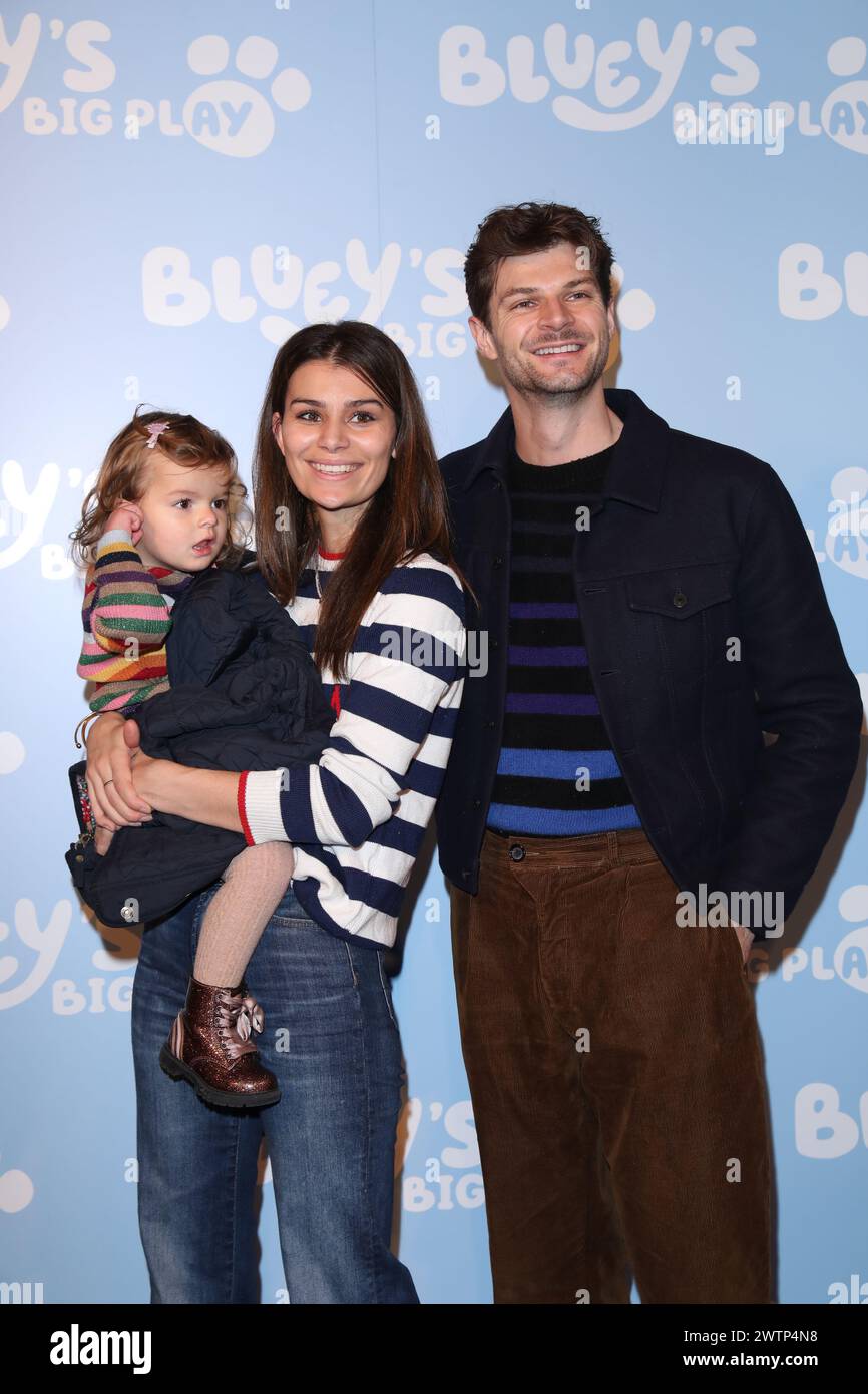 Sarah Tarleton and Jim Chapman attend the UK premiere of Bluey's Big ...