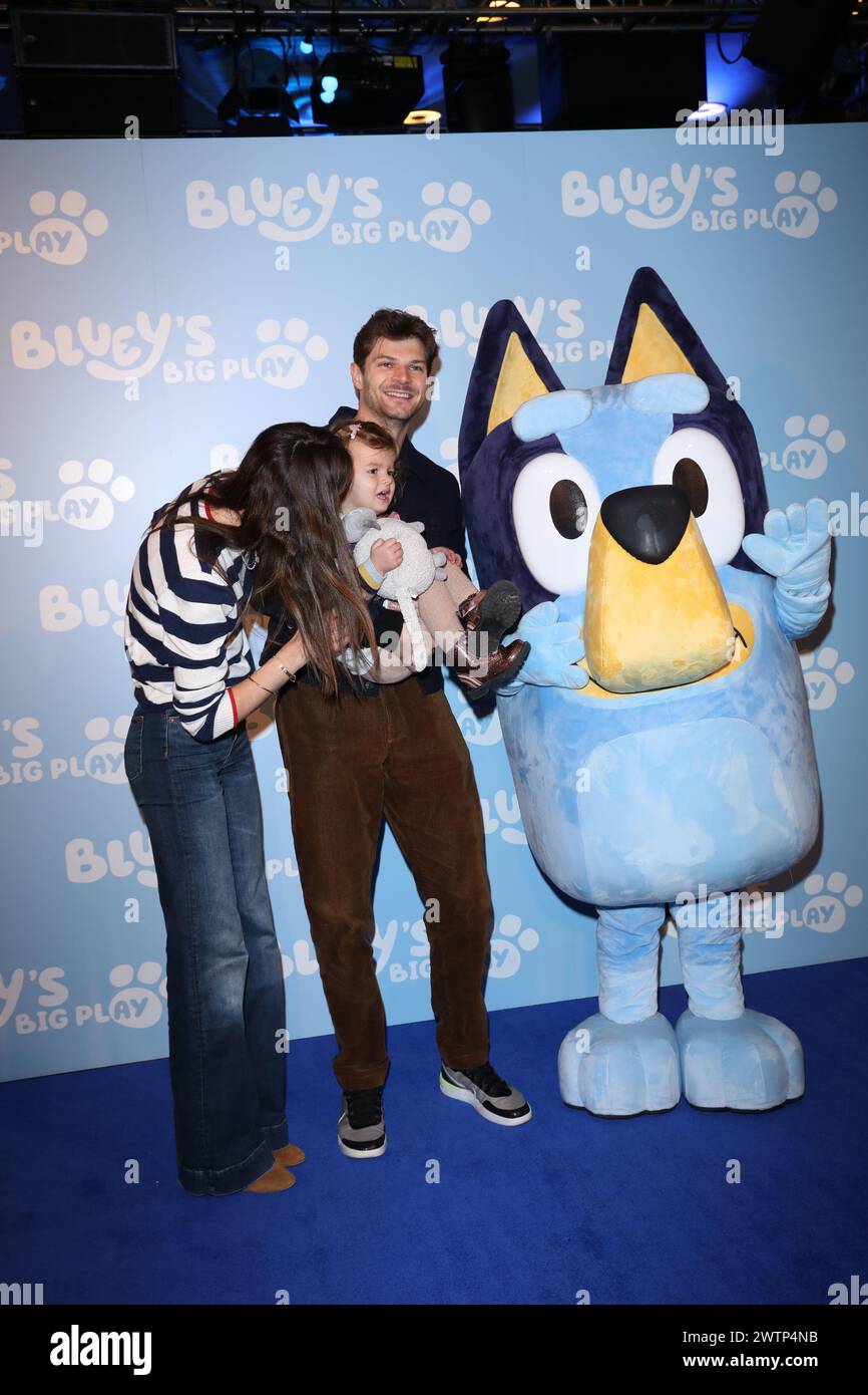 Sarah Tarleton and Jim Chapman attend the UK premiere of Bluey's Big ...