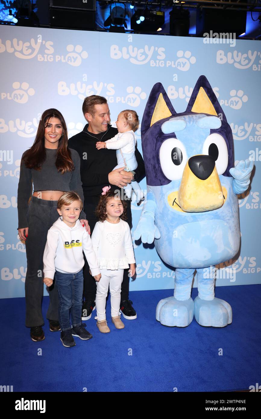 Sadie Stuart and Elliott Wright attend the UK premiere of Bluey's Big ...