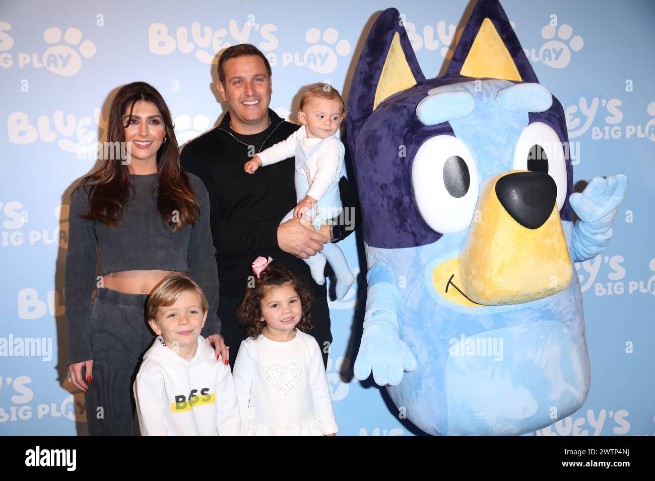 Sadie Stuart and Elliott Wright attend the UK premiere of Bluey's Big ...