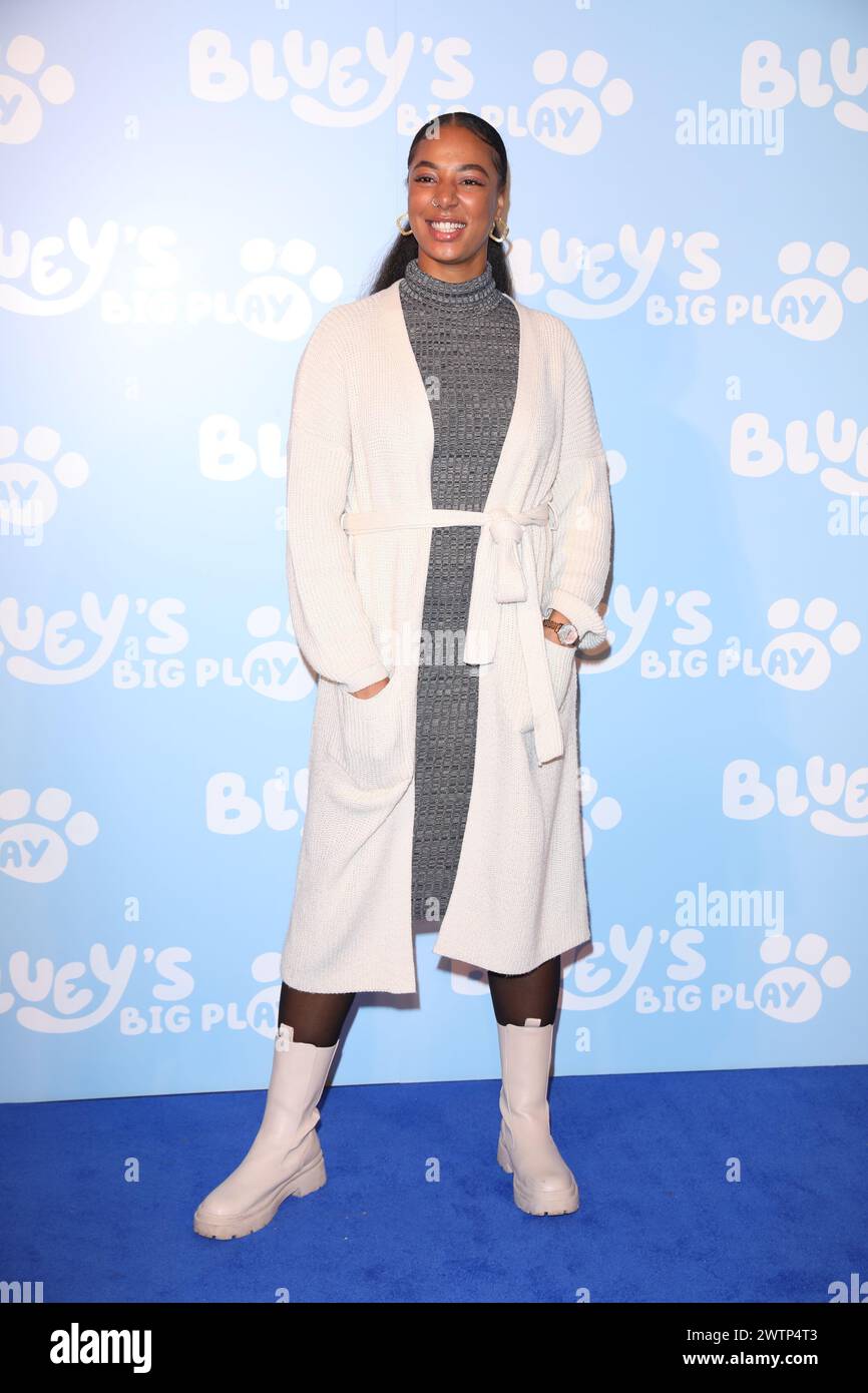 Chantelle Lindsay attends the UK premiere of Bluey's Big Play at ...