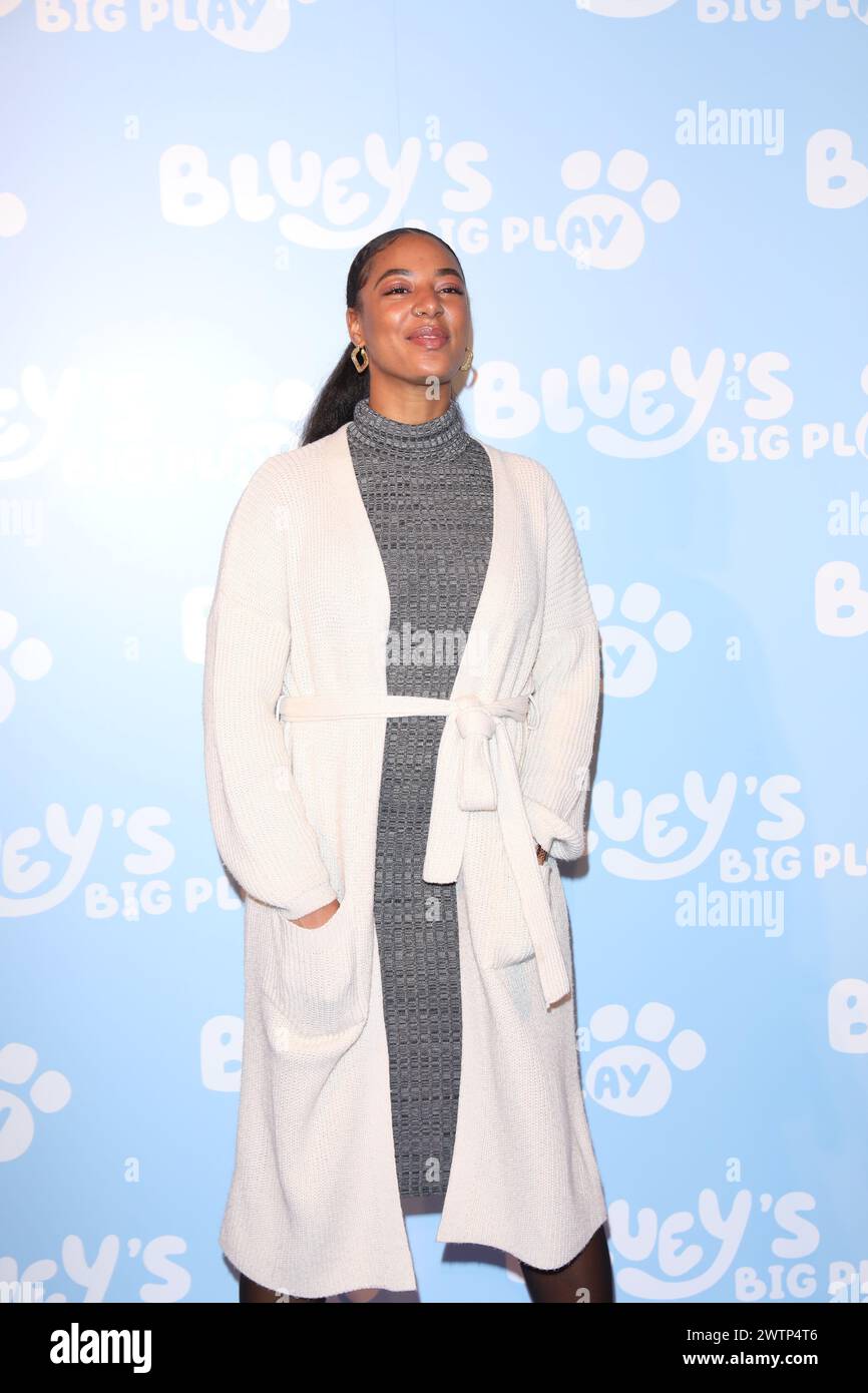 Chantelle Lindsay attends the UK premiere of Bluey's Big Play at ...