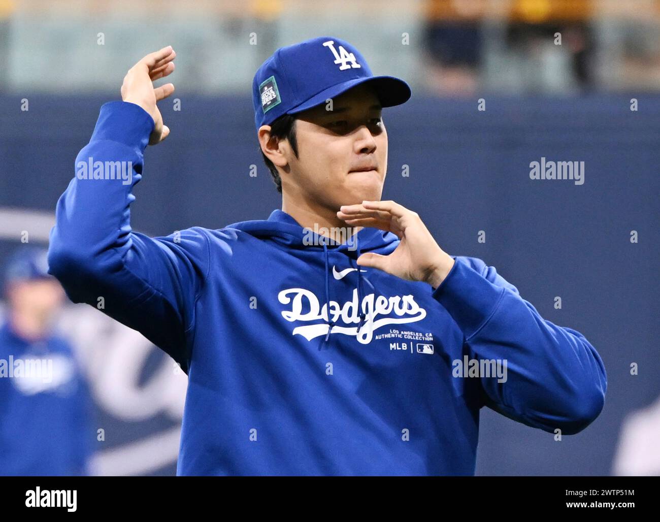 Shohei Ohtani, MLB Los Angeles Dodgers' Japanese baseball player, takes ...