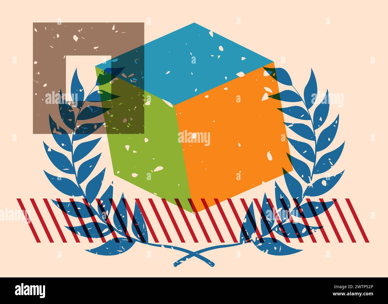 Roman laurel plant Stock Vector Images - Alamy