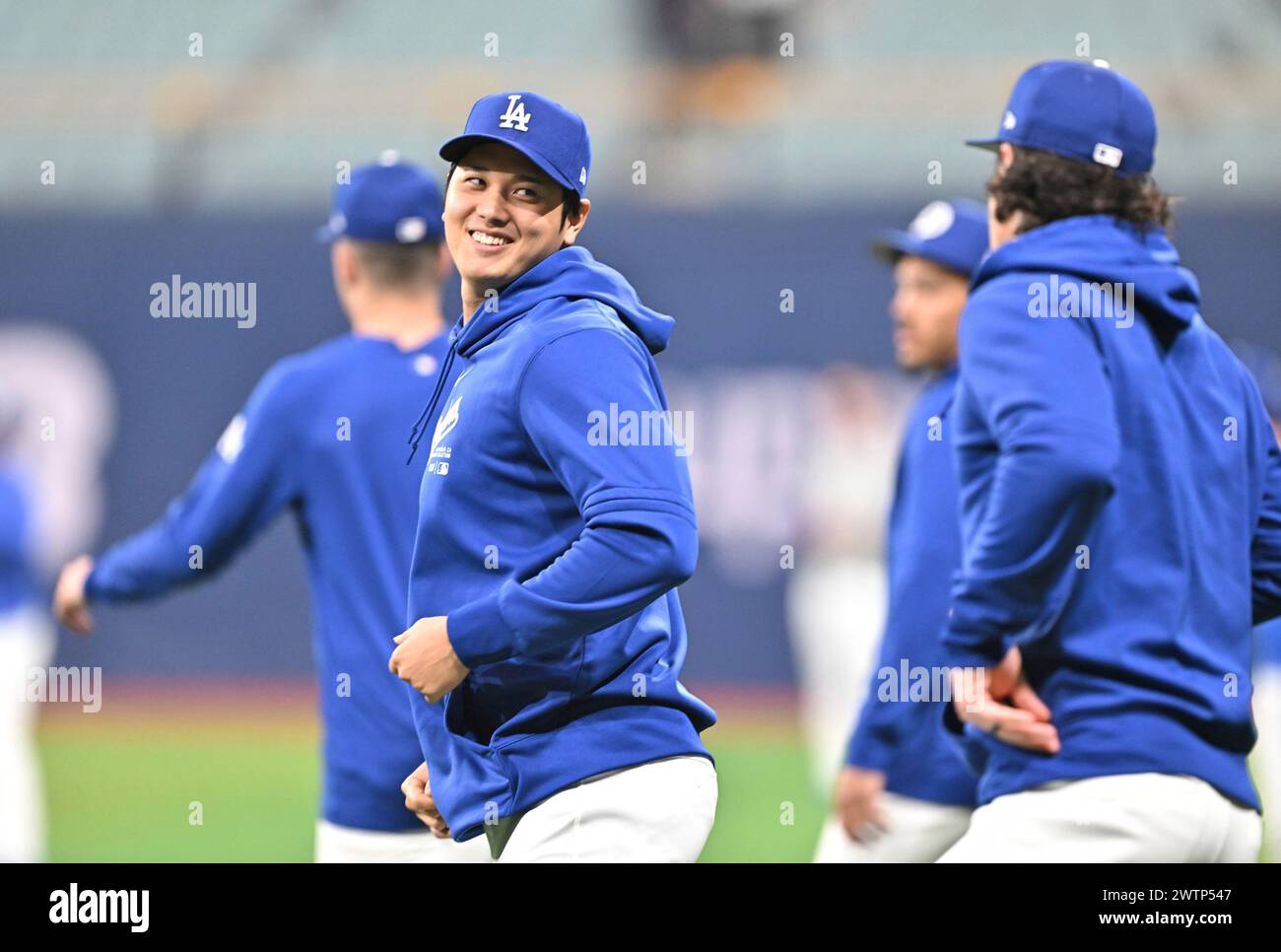 Shohei Ohtani, MLB Los Angeles Dodgers' Japanese baseball player, takes ...