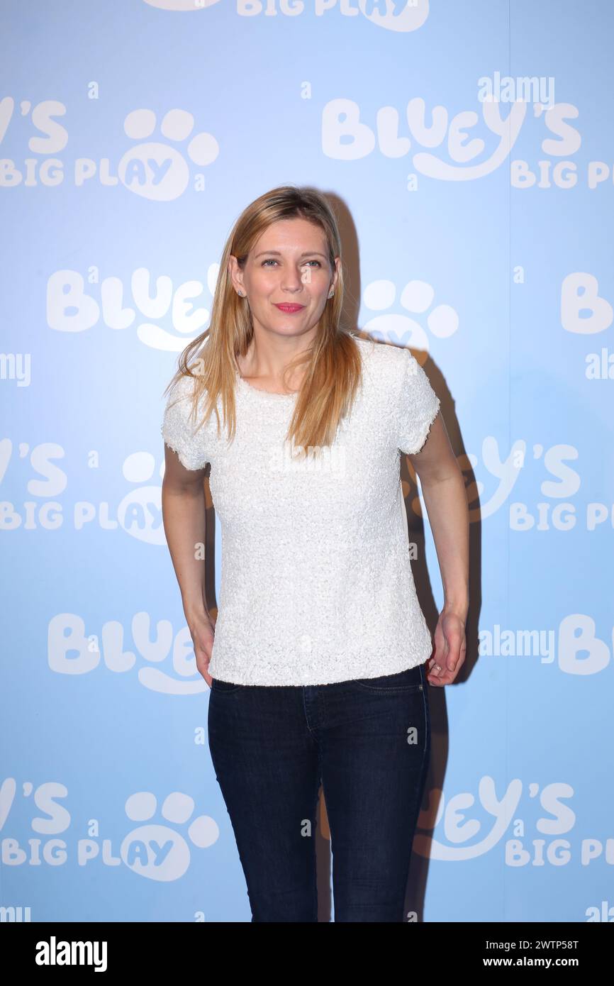 Rachel Riley attend the UK premiere of Bluey's Big Play at Southbank ...