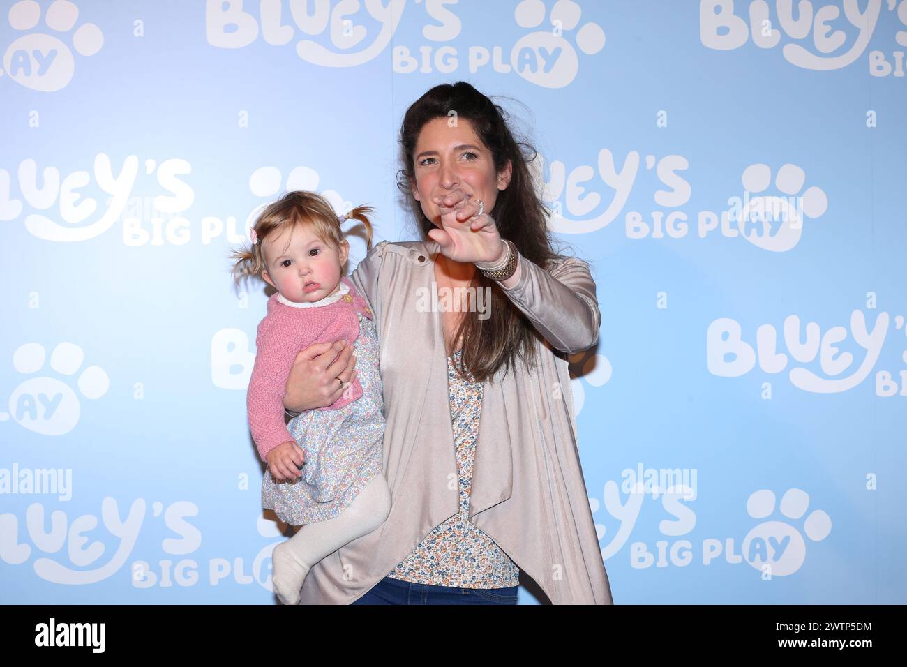 Kelly Convey attends the UK premiere of Bluey's Big Play at Southbank ...
