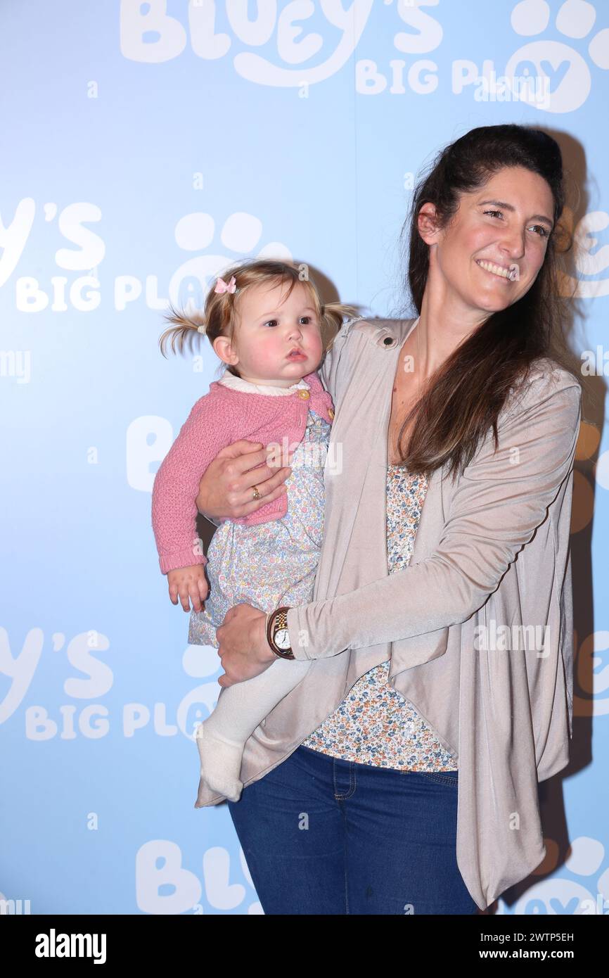 Kelly Convey attends the UK premiere of Bluey's Big Play at Southbank ...