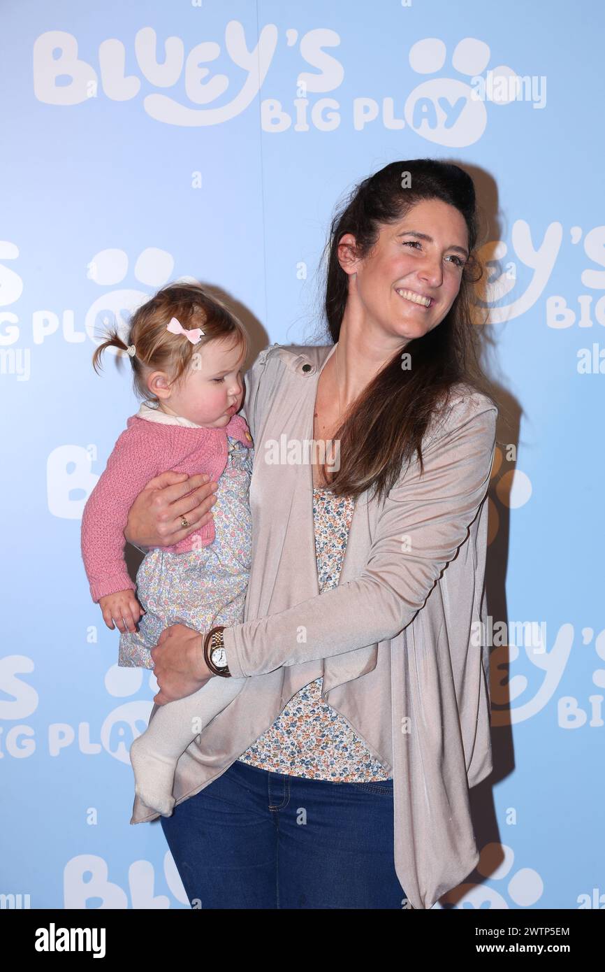Kelly Convey attends the UK premiere of Bluey's Big Play at Southbank ...