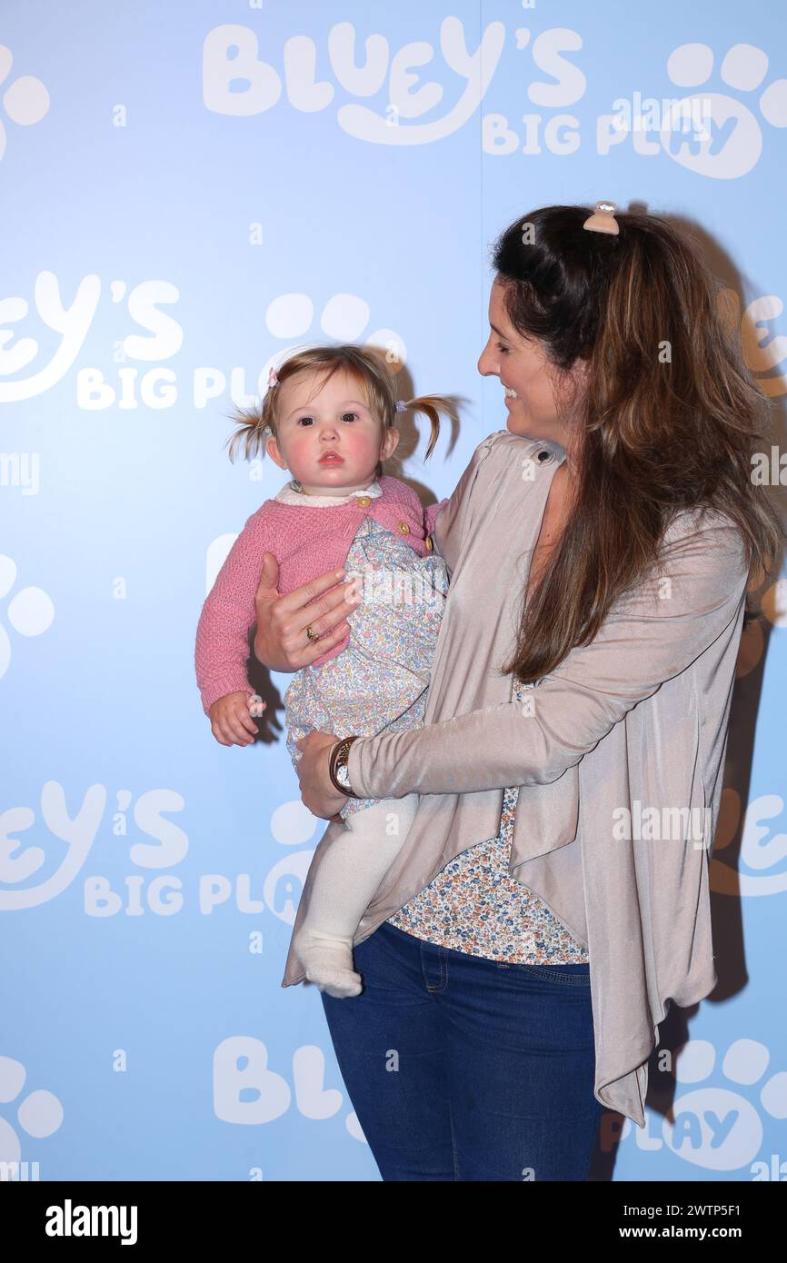 Kelly Convey attends the UK premiere of Bluey's Big Play at Southbank ...