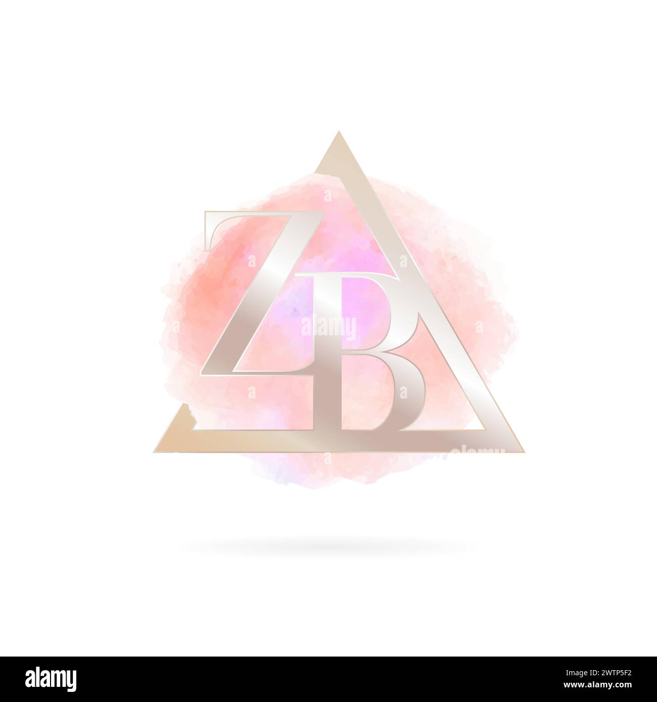 Gold letter b pink hi-res stock photography and images - Alamy