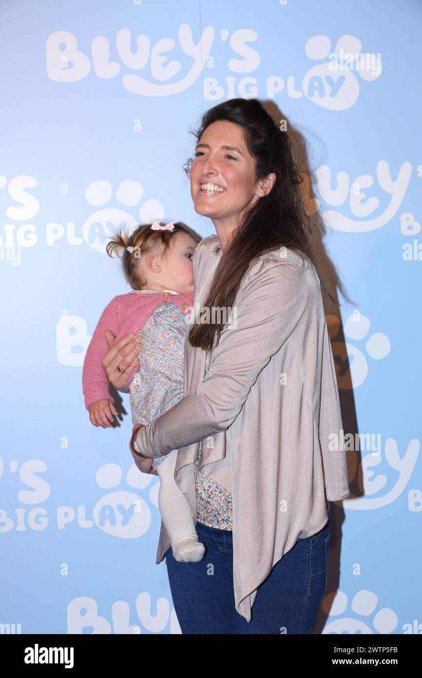 Kelly Convey attends the UK premiere of Bluey's Big Play at Southbank ...