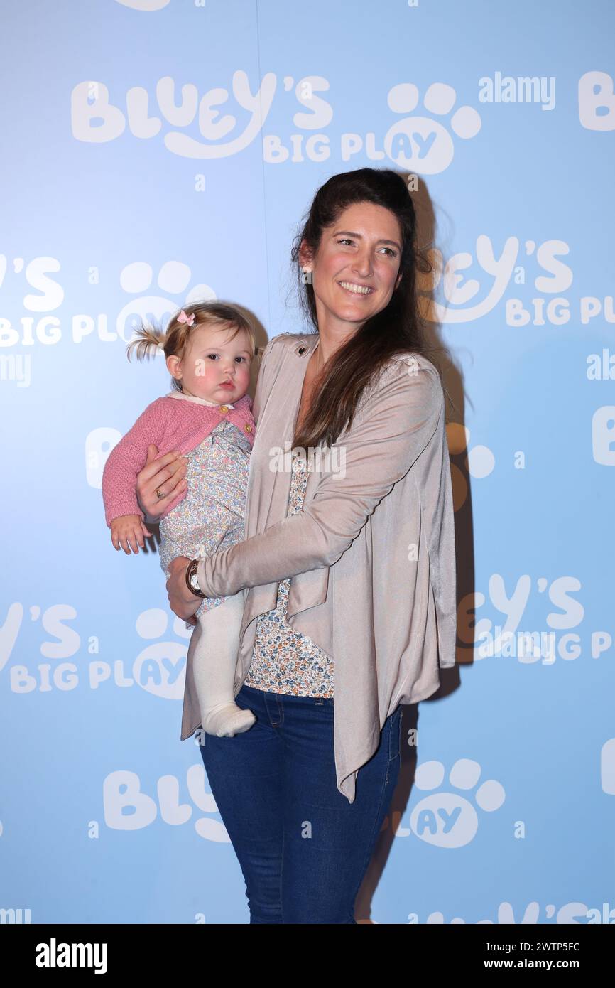 Kelly Convey attends the UK premiere of Bluey's Big Play at Southbank ...