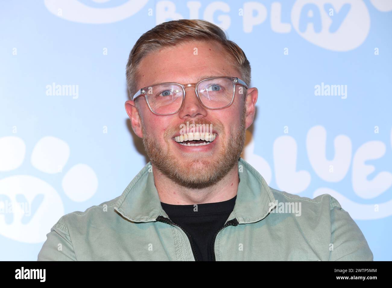 Rob Beckett attends the UK premiere of Bluey's Big Play at Southbank ...