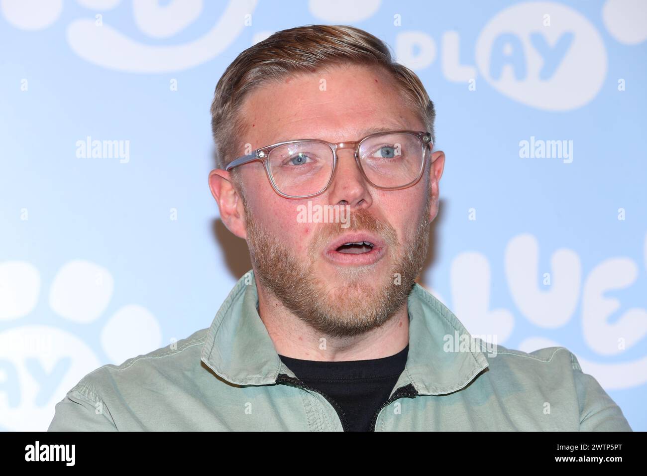 Rob Beckett attends the UK premiere of Bluey's Big Play at Southbank ...