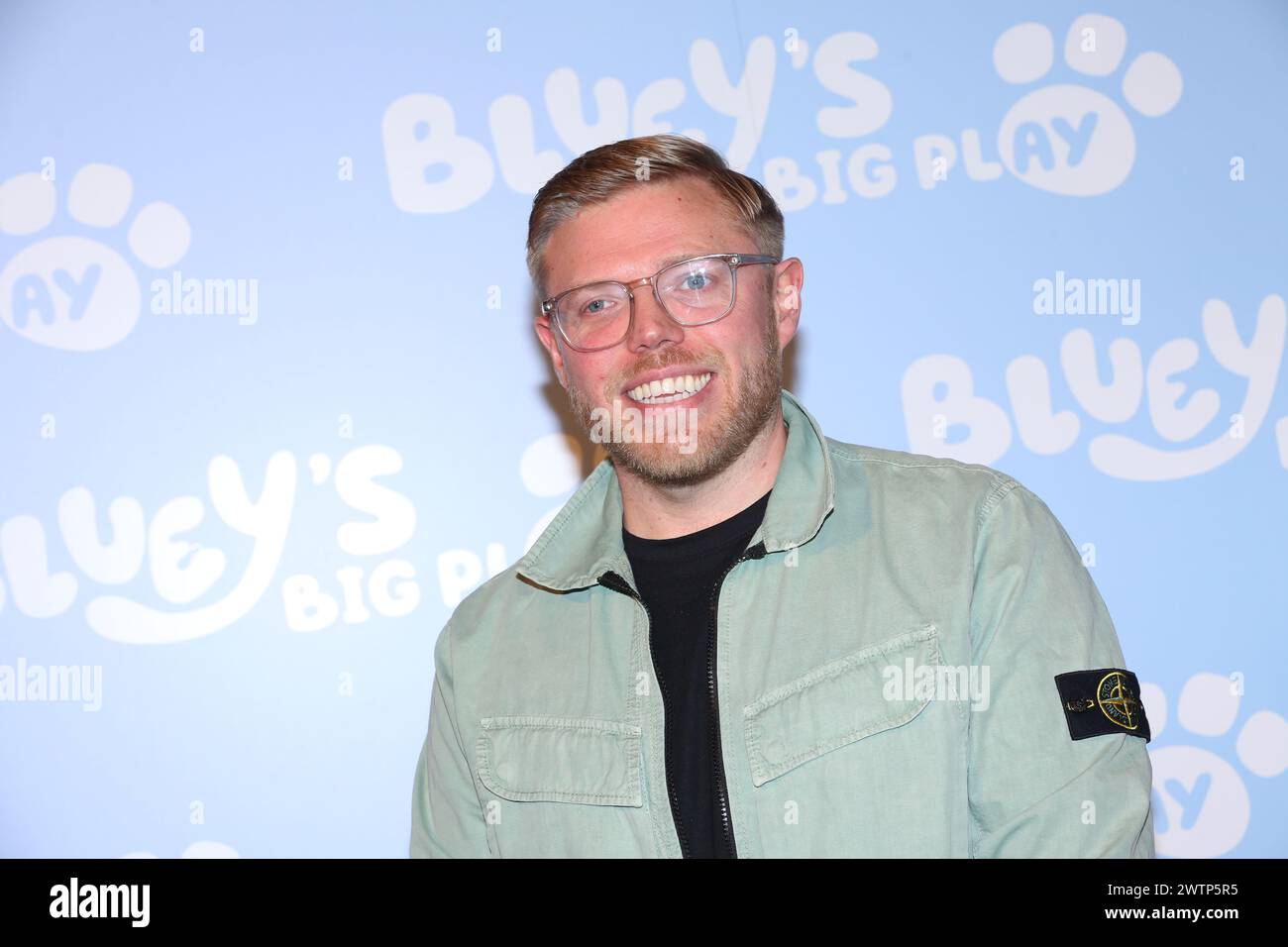 Rob Beckett attends the UK premiere of Bluey's Big Play at Southbank ...