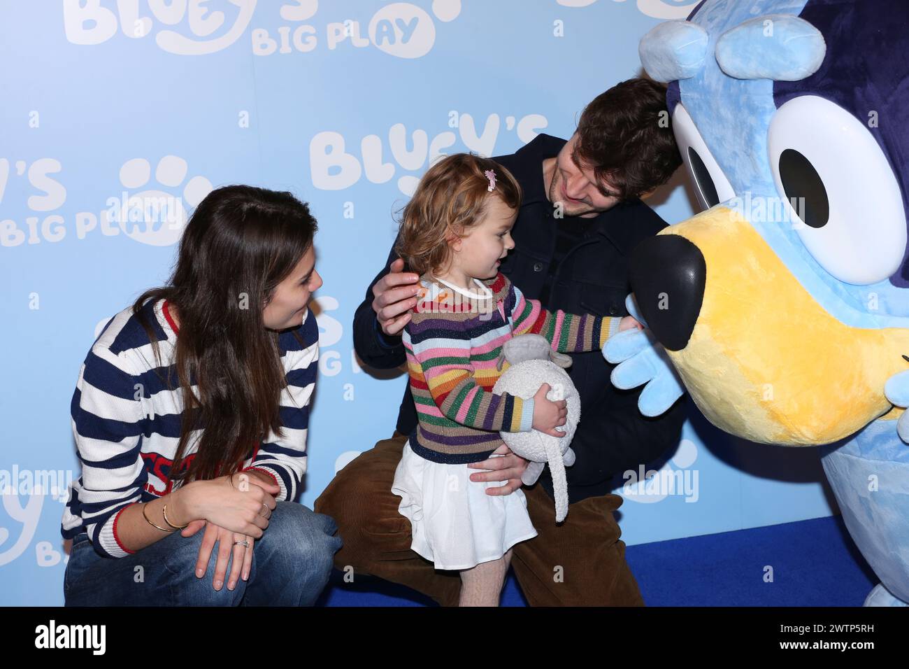 Sarah Tarleton and Jim Chapman attend the UK premiere of Bluey's Big ...