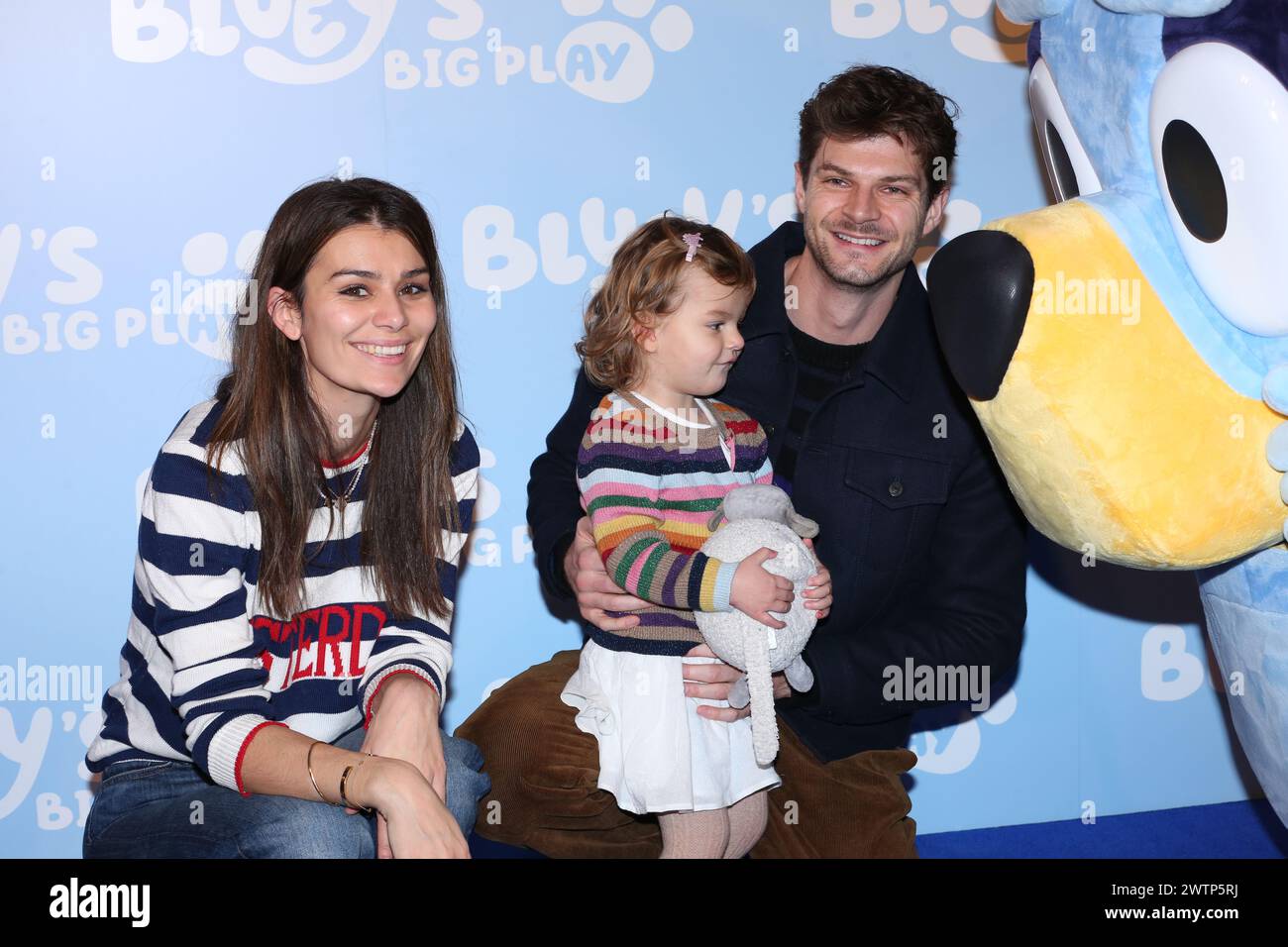 Sarah Tarleton and Jim Chapman attend the UK premiere of Bluey's Big ...