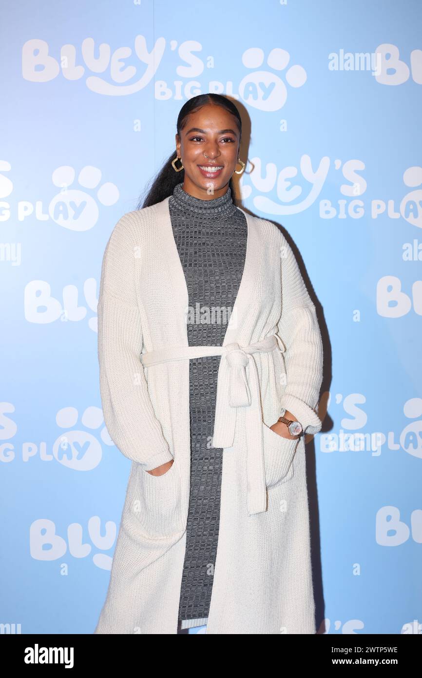 Chantelle Lindsay attends the UK premiere of Bluey's Big Play at ...