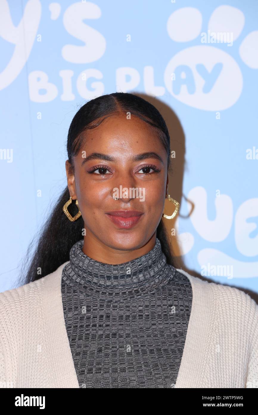 Chantelle Lindsay attends the UK premiere of Bluey's Big Play at ...