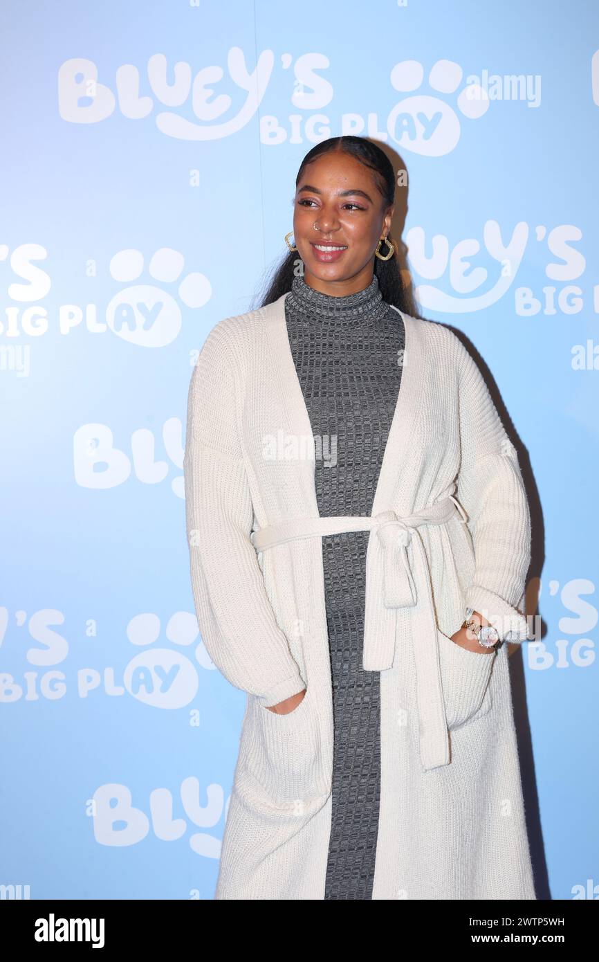 Chantelle Lindsay attends the UK premiere of Bluey's Big Play at ...