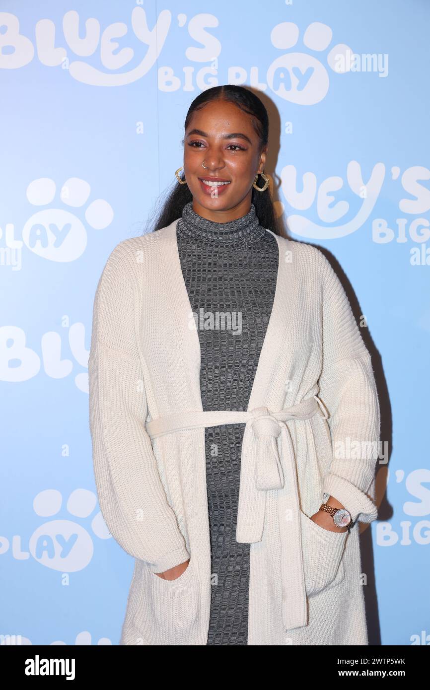 Chantelle Lindsay attends the UK premiere of Bluey's Big Play at ...