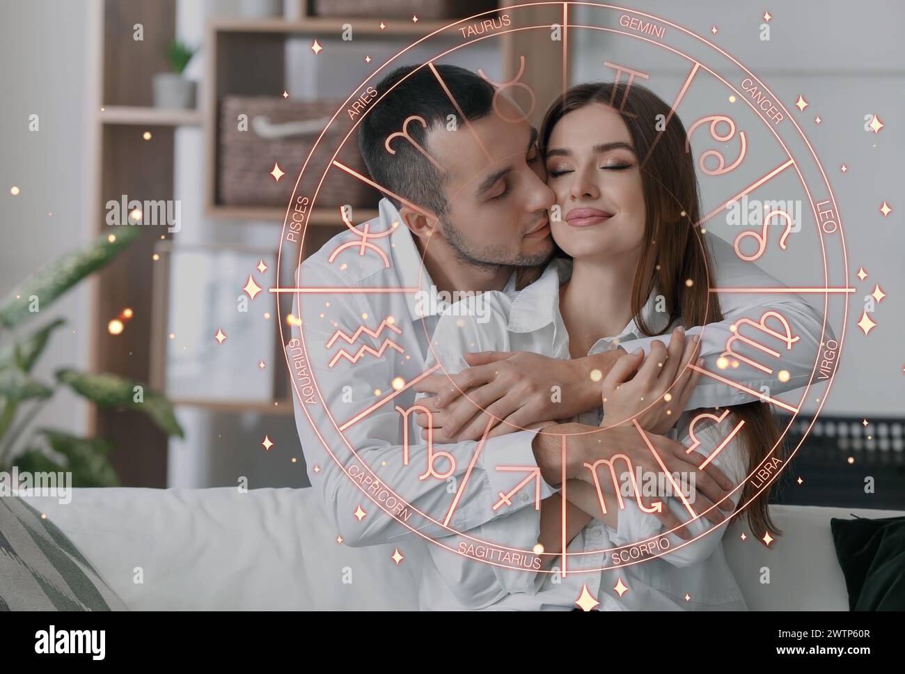 Zodiac man chart hi-res stock photography and images - Alamy