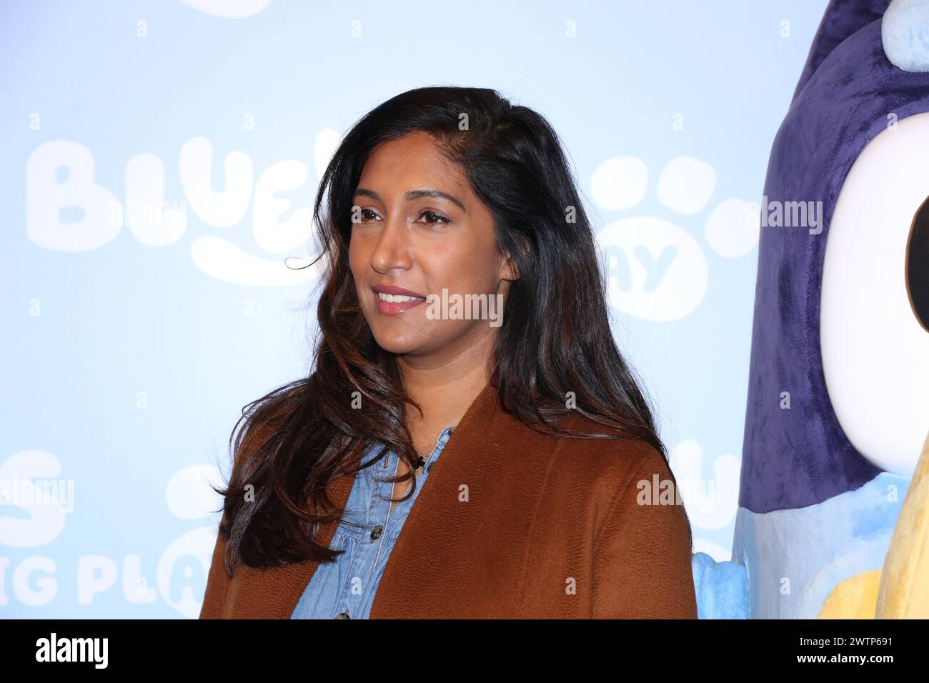 Tina Daheley attends the UK premiere of Bluey's Big Play at Southbank ...