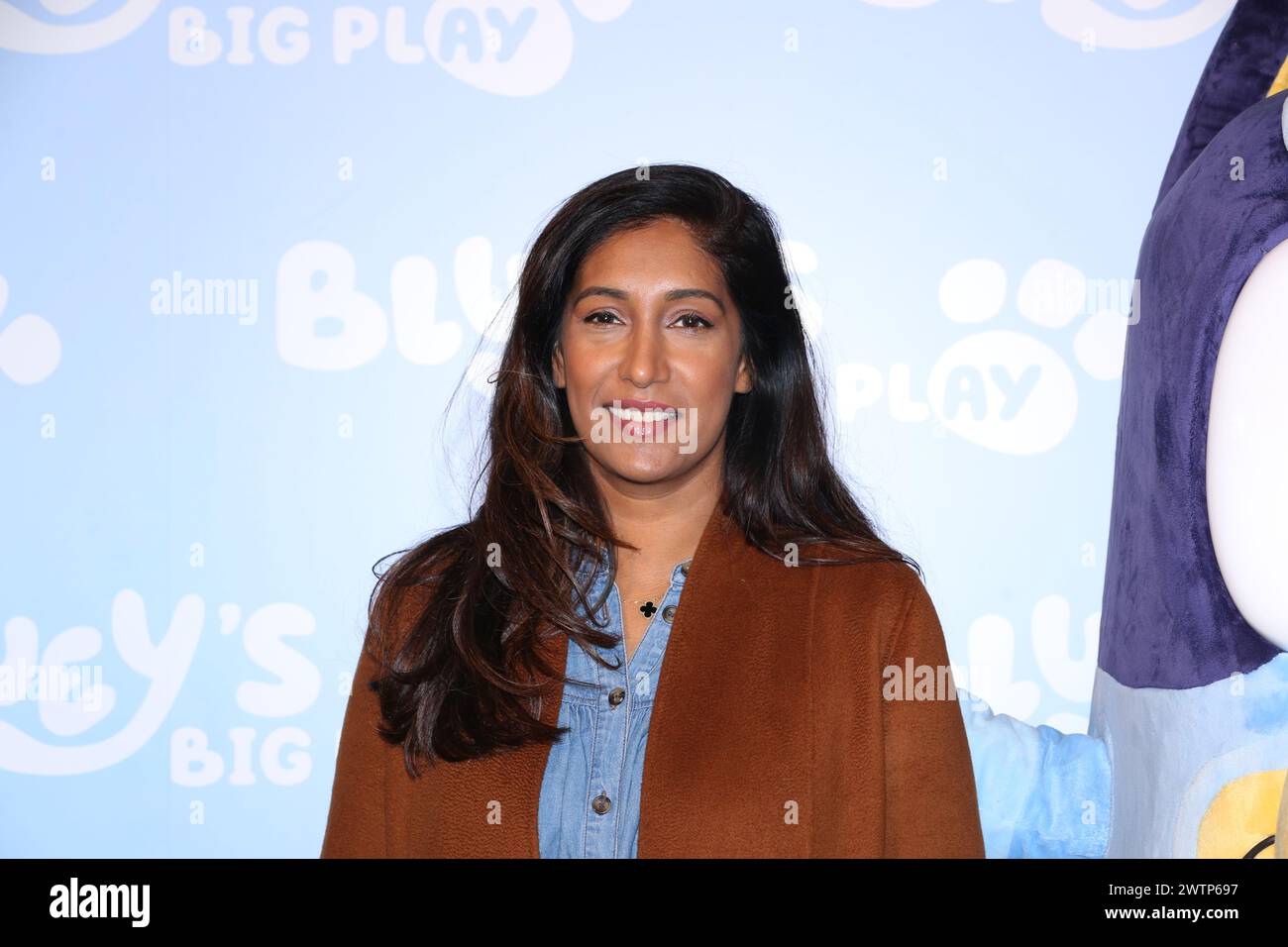 Tina Daheley attends the UK premiere of Bluey's Big Play at Southbank ...