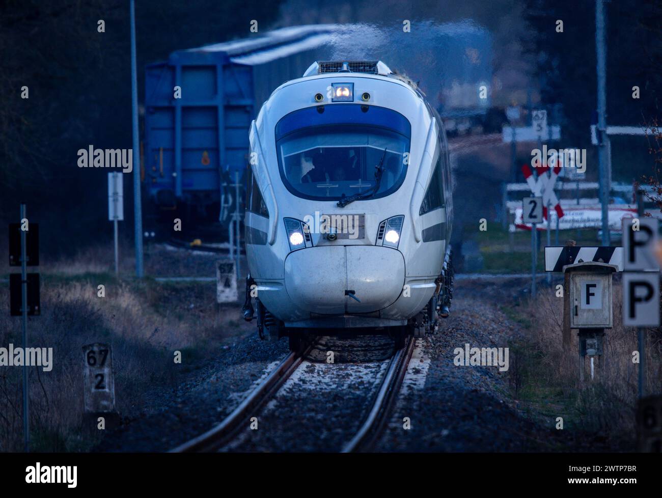 Alt Schwerin, Germany. 18th Mar, 2024. Deutsche Bahn's "advanced ...